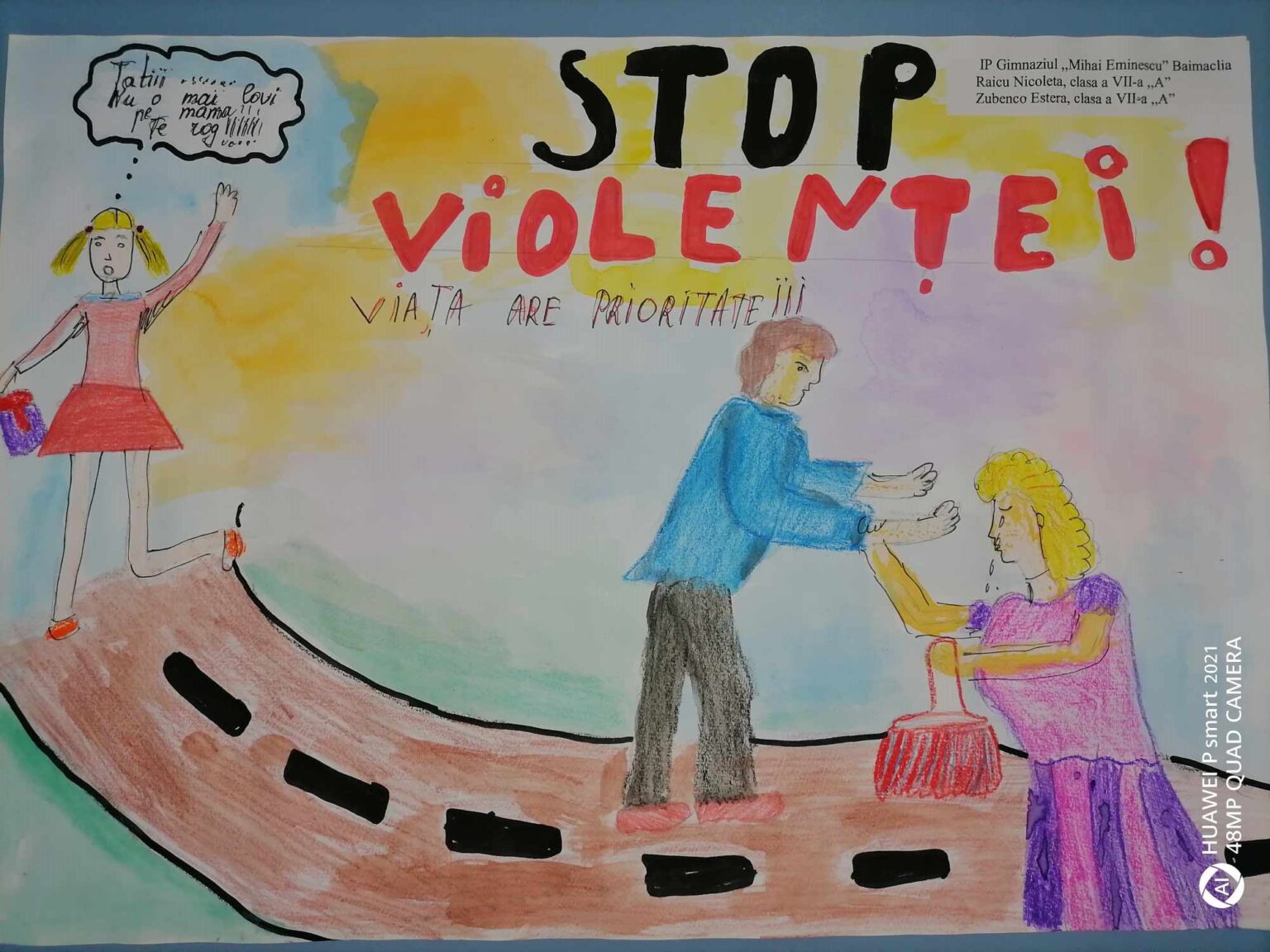 Concurs de desene pentru copii cu genericul “Stop violență! Stop ...